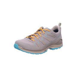 Lowa Halbschuh 'Innox Evo II' Damen Größe 38.5 dunkelbeige / cyanblau / orange