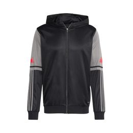 adidas Performance Trainingsjacke 'SQ25' Herren Größe XL stone / hellrot / schwarz