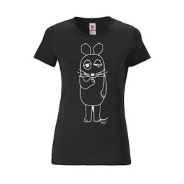 logoshirt Shirt 'Maus' female Black size S