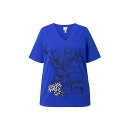 Ulla Popken Shirt female Blue size 54-56