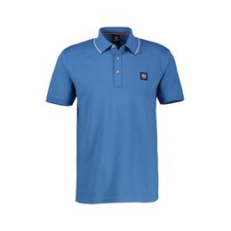Lerros Poloshirt Herren Gr&ouml;&szlig;e S blau / wei&szlig;