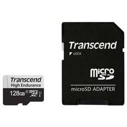 Transcend High Endurance 350V microSDXC-Karte 128 GB Class 10, UHS-I inkl. SD-Adapter