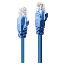 LINDY 48018 RJ45 Netzwerkkabel, Patchkabel CAT 6 U/UTP 2.00 m Blau 1 St.