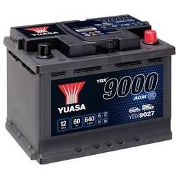 Yuasa AGM Start Stop Plus Autobatterie 12 V 60 Ah Poltyp: T1