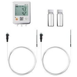 testo 0572 1629 162 fridge set Temperatur-Datenlogger Messgr&ouml;&szlig;e Temperatur -50 bis 150 &deg;C inkl. Wandhalterung