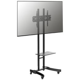 Vcm TV Standfu&szlig; mit Zwischenboden 109-125 h&ouml;henverstellbar 32-70 Zoll bis 30 kg bis VESA 600x400 St&auml;nder Fernseh Wagen Rollen Ma&szlig;e ca. H. 190 x B. 76 x T. 66 cm Fernsehstand B-MS 125