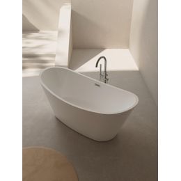 Badewanne Welltime "Lagos", weiß, B:72cm H:72cm L:170cm, Acryl, Badewannen, freistehend, aus hochwertigem Sanitäracryl, mit Pop Up Ventil