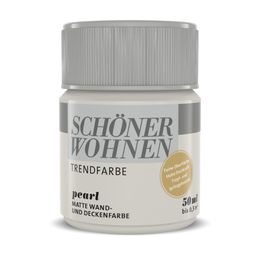 Schöner Wohnen Farbe Schöner Wohnen Farbe Trendfarbe 'Pearl' perlweiß matt 50 ml