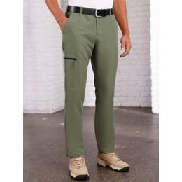 WITT Herren Outdoorhose mit Cargotasche, khaki, Gr&ouml;&szlig;e 28
