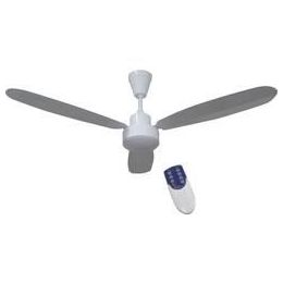 Phaesun CF-RC 12V Deckenventilator (&Oslash;) 132 cm Wei&szlig; mit Fernbedienung