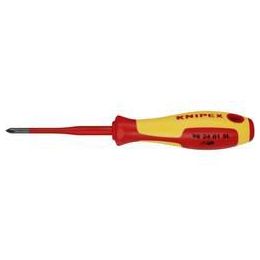 Knipex Phillips&reg; 98 24 01 SL VDE Kreuzschlitz-Schraubendreher PH 1 Klingenl&auml;nge: 80 mm