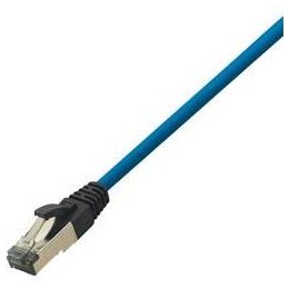 LogiLink CQ8036S RJ45 Netzwerkkabel, Patchkabel CAT 8.1 S/FTP 1.00 m Blau Halogenfrei 1 St.