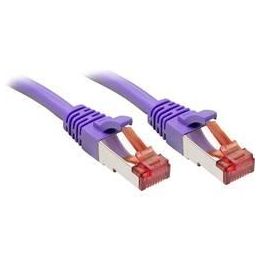 LINDY 47829 RJ45 Netzwerkkabel, Patchkabel CAT 6 S/FTP 15.00 m Violett mit Rastnasenschutz 1 St.