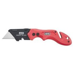 4K5 Tools TK 300 Insert Blade Knife 600.300A Klappmesser mit Holster Rot, Schwarz