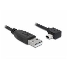 Delock USB-Kabel USB 2.0 USB-A Stecker, USB-Mini-B Stecker 3.00 m Schwarz 82683