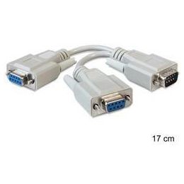 Delock Seriell Anschlusskabel RJ45 0.17 m Beige 65403 DVI-Kabel
