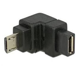 Delock USB 2.0 Adapter [1x USB 2.0 Stecker Micro-B - 1x USB 2.0 Buchse Micro-B] 65668 0 m