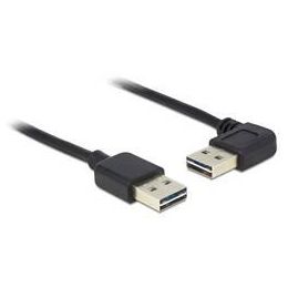 Delock USB-Kabel USB 2.0 USB-A Stecker, USB-A Stecker 0.50 m Schwarz 85176
