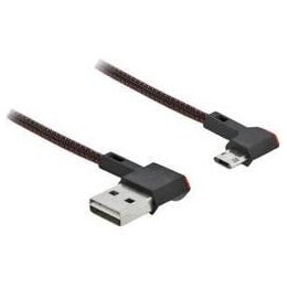 Delock USB-Kabel USB 2.0 USB-A Stecker, USB-Micro-B Stecker 0.50 m Schwarz 85270