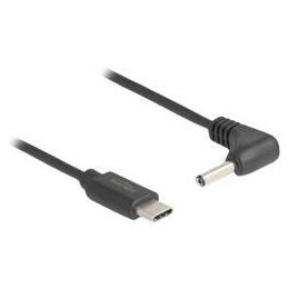 Delock USB-Ladekabel USB-C&reg; Stecker, DC Stecker 3,5 mm 1.50 m Schwarz 85393