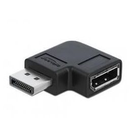 Delock DisplayPort Adapter DisplayPort Buchse, DisplayPort Stecker 0 m Schwarz 66296 8K UHD, vergoldete Steckkontakte DisplayPort-Kabel
