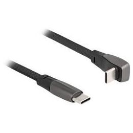 Delock USB-C&reg; Kabel USB 2.0 USB-C&reg; Stecker, USB-C&reg; Stecker 0.14 m Schwarz 80750