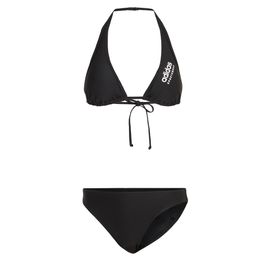 adidas Sportswear Sportbikini 'Padded Sportswear Neckholder' Damen Gr&ouml;&szlig;e XXXL/4XL schwarz / wei&szlig;