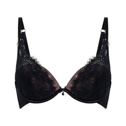 Hunkem&ouml;ller Hunkem&ouml;ller BH 'Mirabella' Damen Gr&ouml;&szlig;e 80 schoko / schwarz