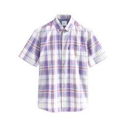 next Hemd Herren Gr&ouml;&szlig;e XXXL lila / dunkellila / offwhite