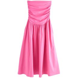 next Kleid Damen Gr&ouml;&szlig;e 50 hellpink Winterkleid