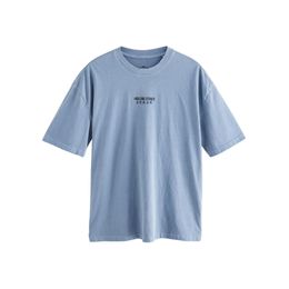 next T-Shirt Herren Gr&ouml;&szlig;e S beige / hellblau / orange / schwarz