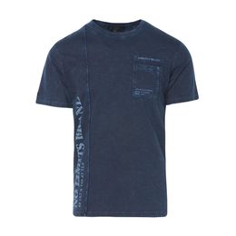 Koroshi T-Shirt Herren Gr&ouml;&szlig;e L marine / blue denim