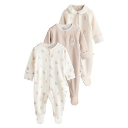 next Strampler Jungen Gr&ouml;&szlig;e 74 beige / wei&szlig;