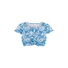 active by Lascana LASCANA ACTIVE Athletic Bikini Top female size 80 Sky blue / White