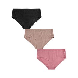next Panty Damen Gr&ouml;&szlig;e XXXL dunkelbeige / altrosa / schwarz