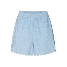 V&eacute;ro Moda Vero Moda Shorts 'TESSA' Damen Gr&ouml;&szlig;e 40 rauchblau / wei&szlig;