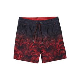 Koroshi Badeshorts Jungen Gr&ouml;&szlig;e 140 indigo / rot / schwarz