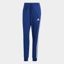 adidas Sportswear Hose 'Essentials' Damen Gr&ouml;&szlig;e XL/XXL blau / wei&szlig;