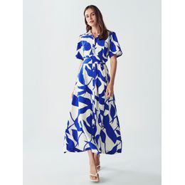 Willa Kleid Damen Gr&ouml;&szlig;e 44 blau / wei&szlig; Sommerkleid