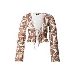 Gina Tricot Shirt Damen Gr&ouml;&szlig;e L beige / braun