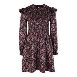 GAP Tall Kleid Damen Gr&ouml;&szlig;e 42 marine / dunkelbraun / orchidee / rot Winterkleid