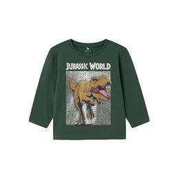 name it Shirt 'NMMJurassic World' Jungen Gr&ouml;&szlig;e 116 umbra / tanne / schwarz / offwhite