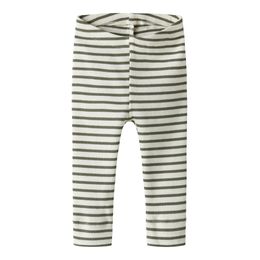 name it Leggings 'NBNBANI' M&auml;dchen Gr&ouml;&szlig;e 98 oliv / wei&szlig;