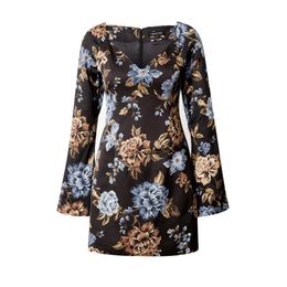 Forever New Kleid 'Saski' Damen Gr&ouml;&szlig;e 40 creme / sand / hellblau / schwarz Sommerkleid