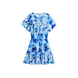 Desigual Kleid Damen Gr&ouml;&szlig;e 36 kobaltblau / azur / pastellblau Winterkleid