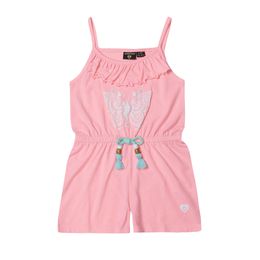 Koroshi Overall M&auml;dchen Gr&ouml;&szlig;e 116 hellblau / rosa / wei&szlig;