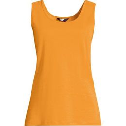 LANDS' END &Auml;rmelloses Top aus Baumwolle, Damen,  Orange, Baumwolle, by Lands' End