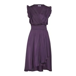 Lascana Kleid Damen Gr&ouml;&szlig;e 46 aubergine Winterkleid