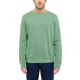 Mustang Sweatshirt »Herren Style Clio« grün XXL XXL Lässiger Schnitt
