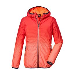 Killtec Outdoorjacke &raquo;KOS 331 GRLS JCKT&laquo; Winddichte, wasserdichte M&auml;dchenjacke mit reflektierenden Elementen koralle 164 164 Funktionsjacke f&uuml;r...